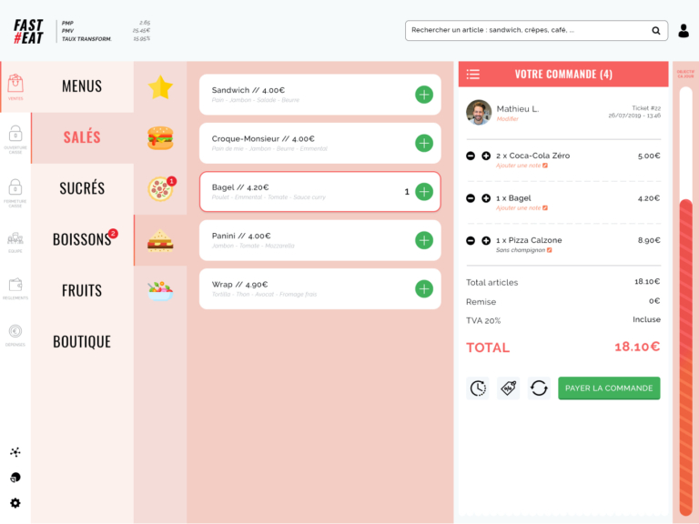 Concevoir une interface de commande - Booste Ton Book